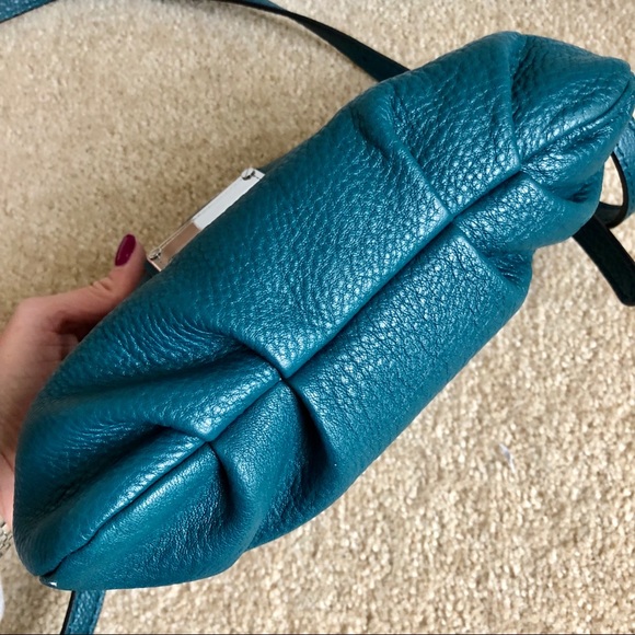 Marc Jacobs | Bags | Marc Jacobs Dark Teal Leather Crossbody | Poshmark